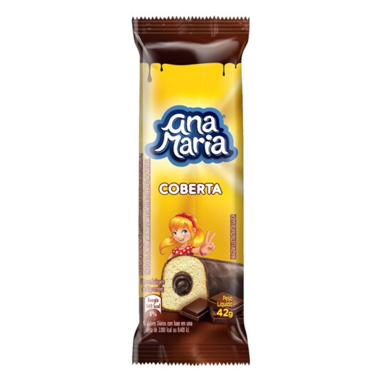 Bolinho Ana Maria 42g Coberta é aqui na Barcelos