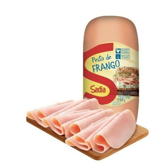 Peito de Frango Sadia Kg Cozido Fatiado é aqui na Barcelos