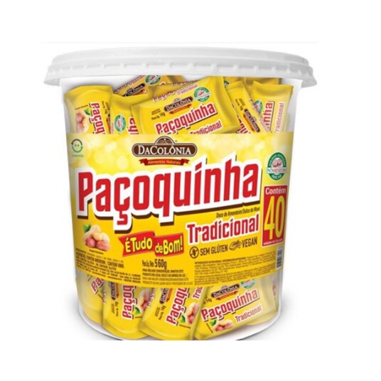 Pacoquinha Dacolonia 560g Tradicional é aqui na Barcelos