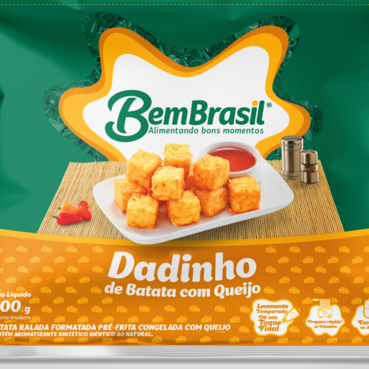 Dadinho de Batata Bem Brasil 400g Queijo é aqui na Barcelos