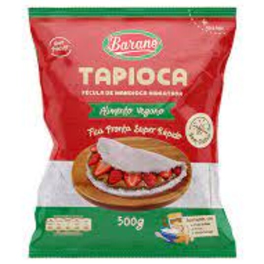 Tapioca Hidratada Barano 500g é aqui na Barcelos