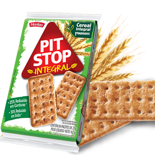 Biscoito Pit Stop Integral 137g Fer.natural é aqui na Barcelos