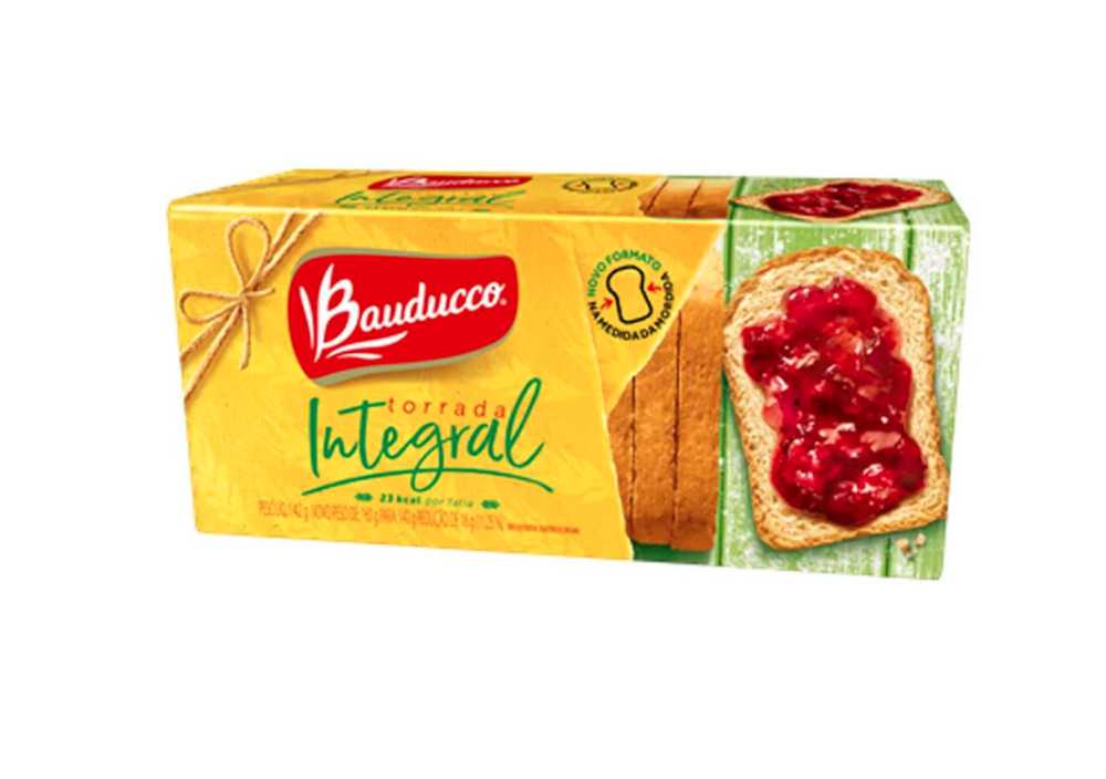 Torrada Bauducco 142g Integral é aqui na Barcelos