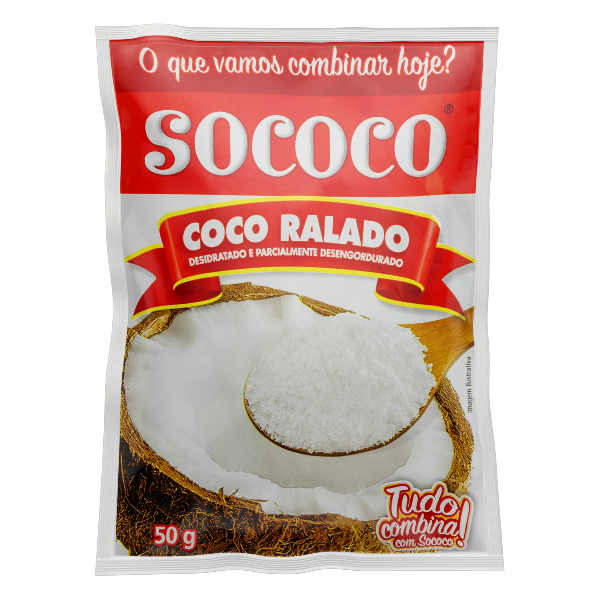 Coco Sococo 50g Ralado é aqui na Barcelos