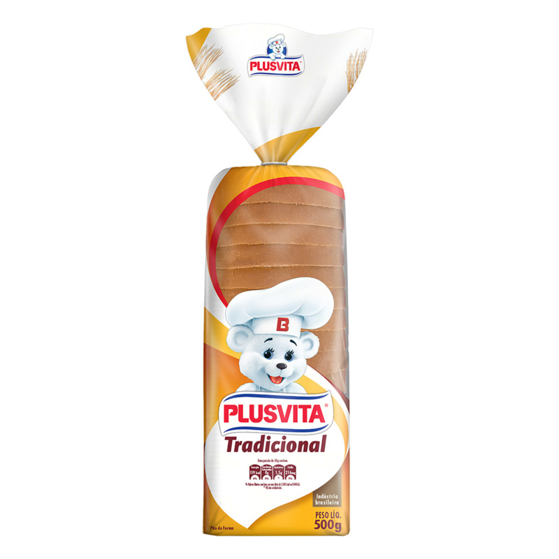 Pao de Forma Plusvita 480g Original é aqui na Barcelos