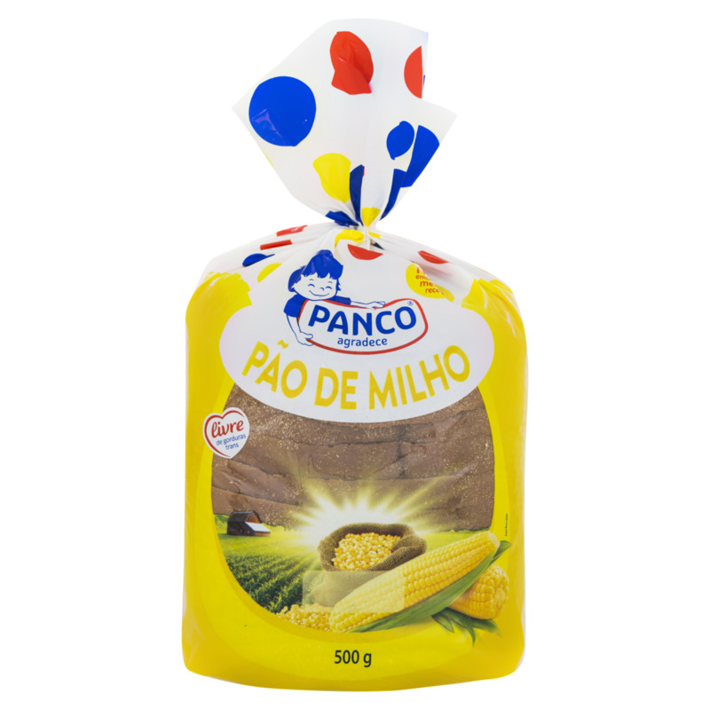 Pao de Milho Panco 500g Caseiro é aqui na Barcelos