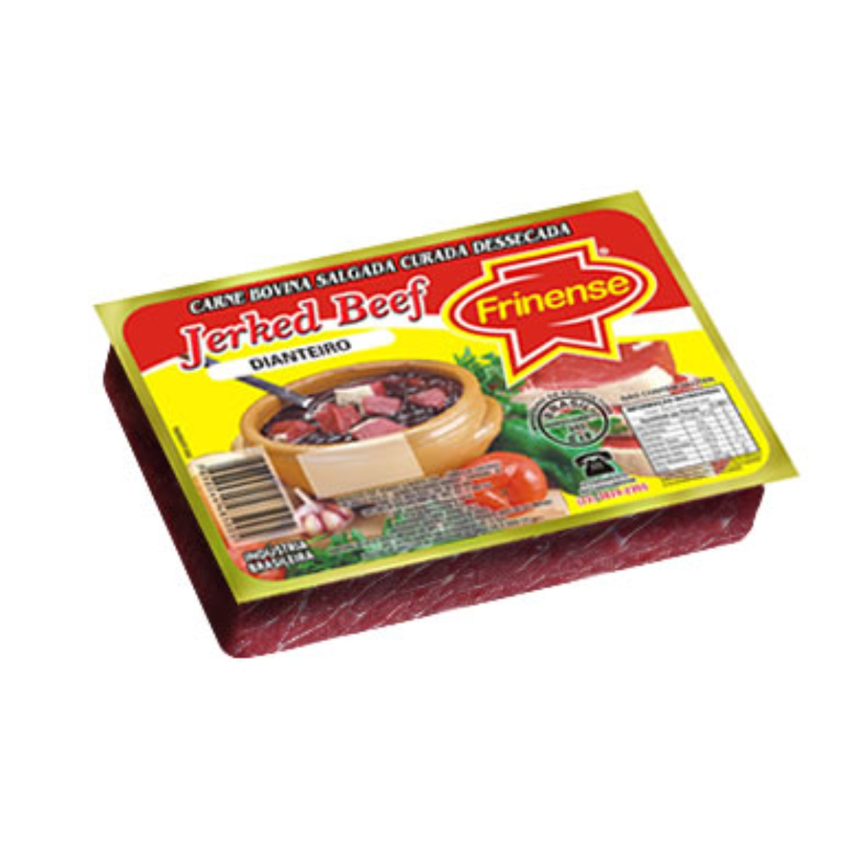 Charque Dianteiro Frinense 500g Jerked Beef é aqui na Barcelos