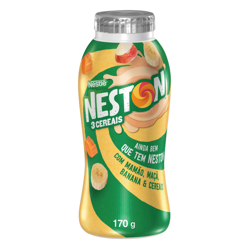 Iogurte Neston Nestle 170g Maca/banana é aqui na Barcelos