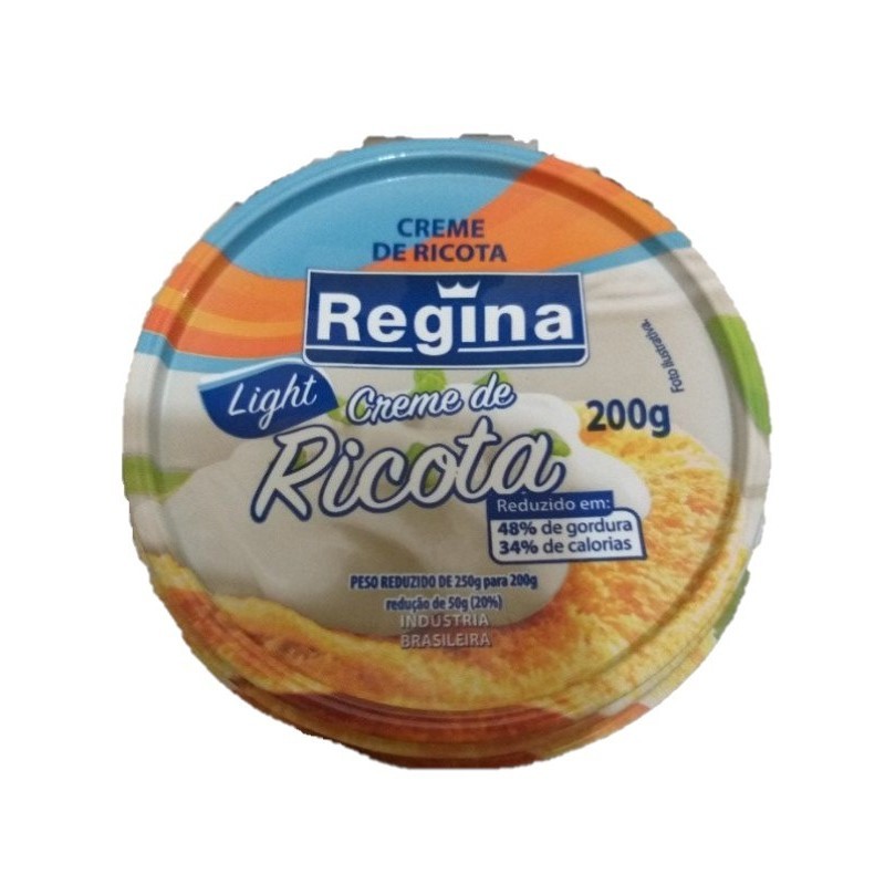 Creme de Ricota Regina 200g Light é aqui na Barcelos