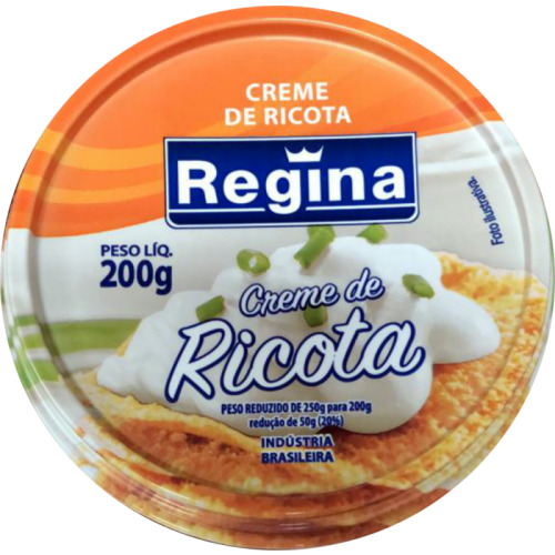 Creme de Ricota Regina 200g Tradicional é aqui na Barcelos