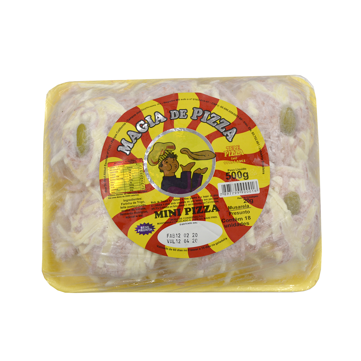 Mini Pizza Magia Un C/18 é aqui na Barcelos