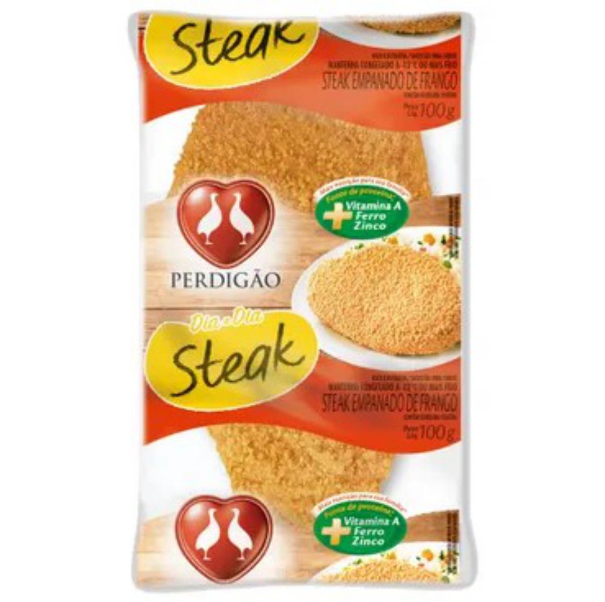 Steak de Frango Perdigao 100g Congelado é aqui na Barcelos