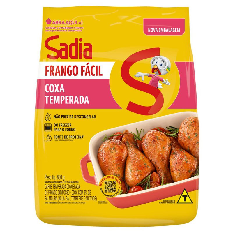 Coxa de Frango Sadia 800g Temp.assa Facil é aqui na Barcelos