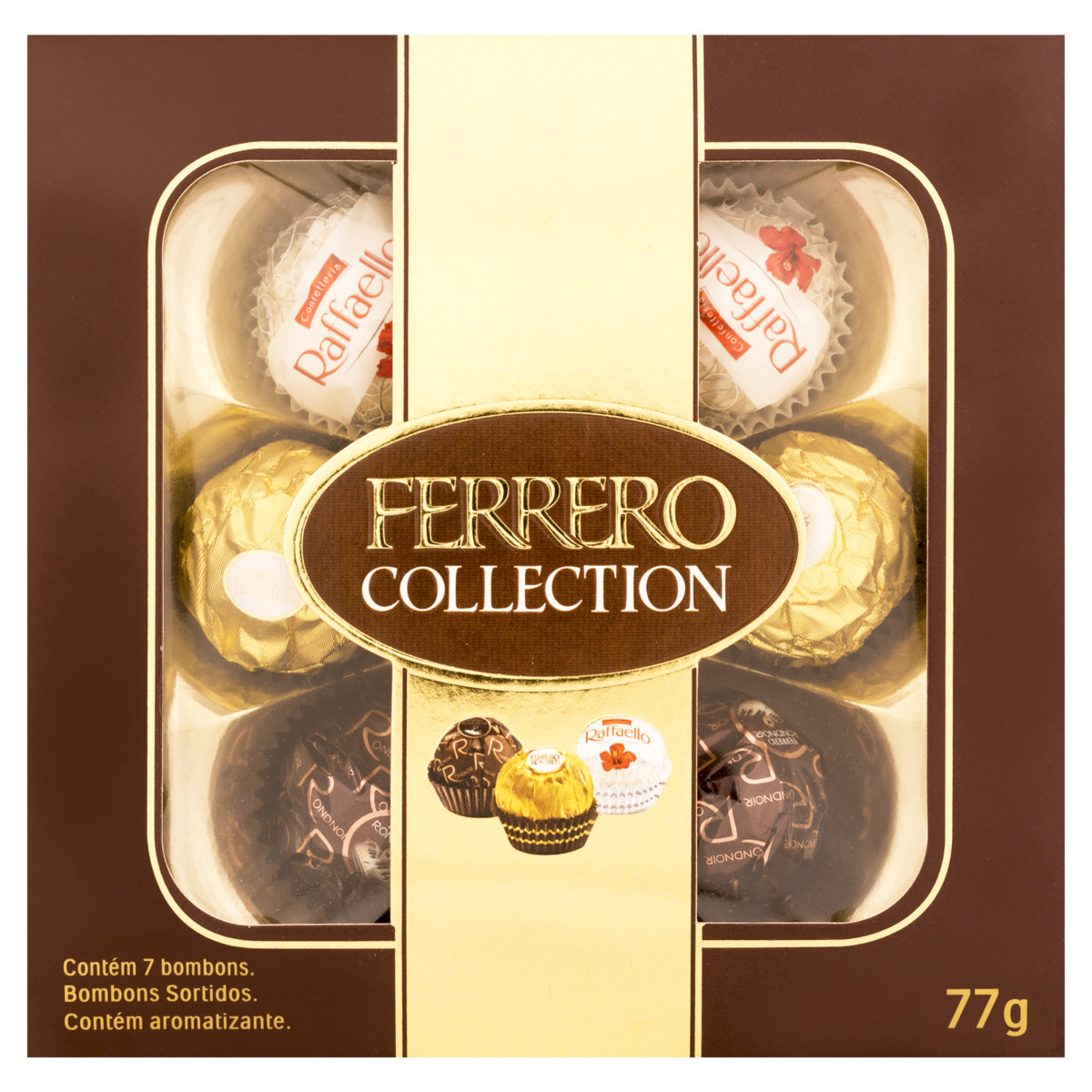 Bombom Ferrero Rocher 77g Collection T7 é Aqui Na Barcelos