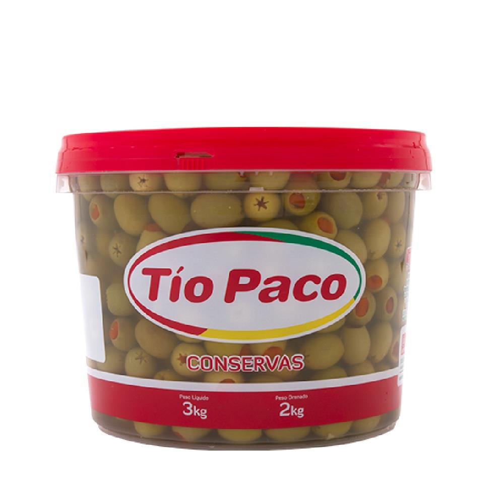 Azeitona Verde Tio Paco 2kg S/caroco é aqui na Barcelos