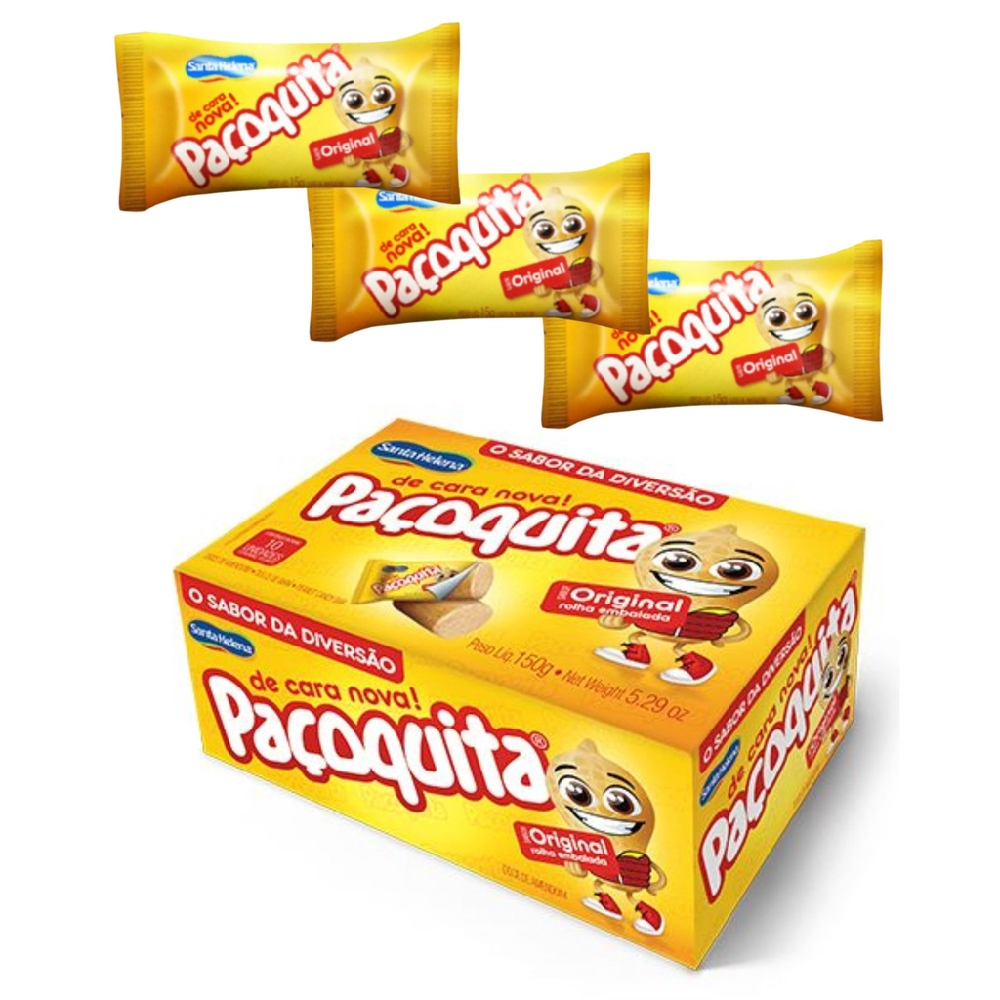 Pacoca Pacoquita 150g Rolha é aqui na Barcelos