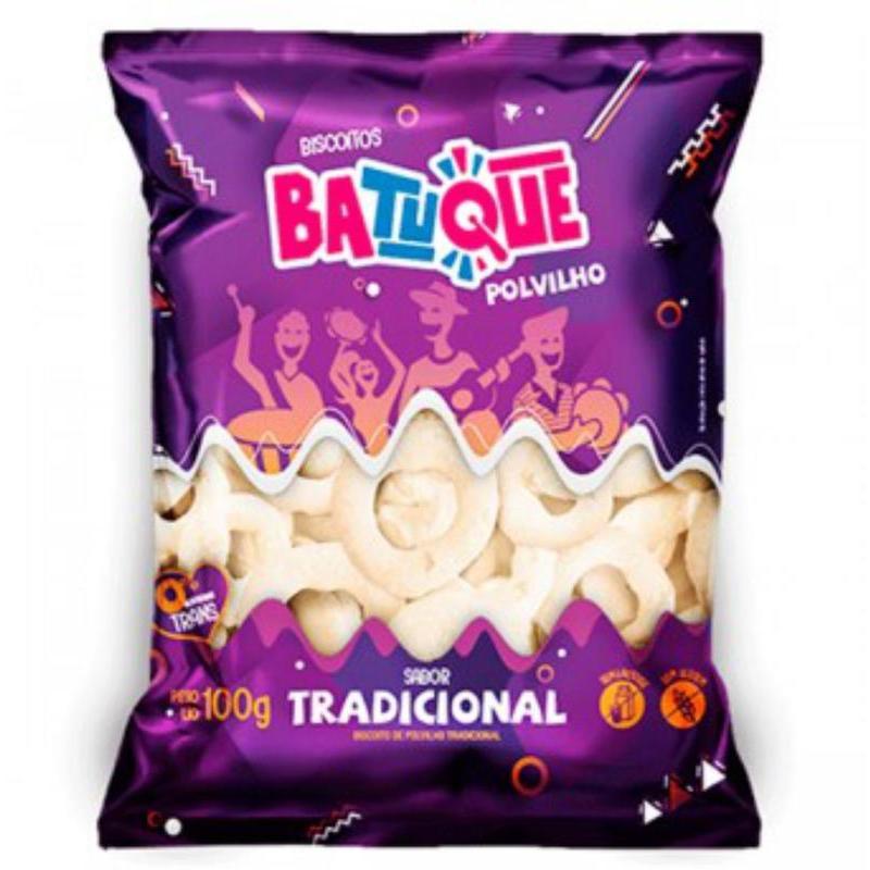Biscoito Polv.batuque 100g Tradicional é aqui na Barcelos