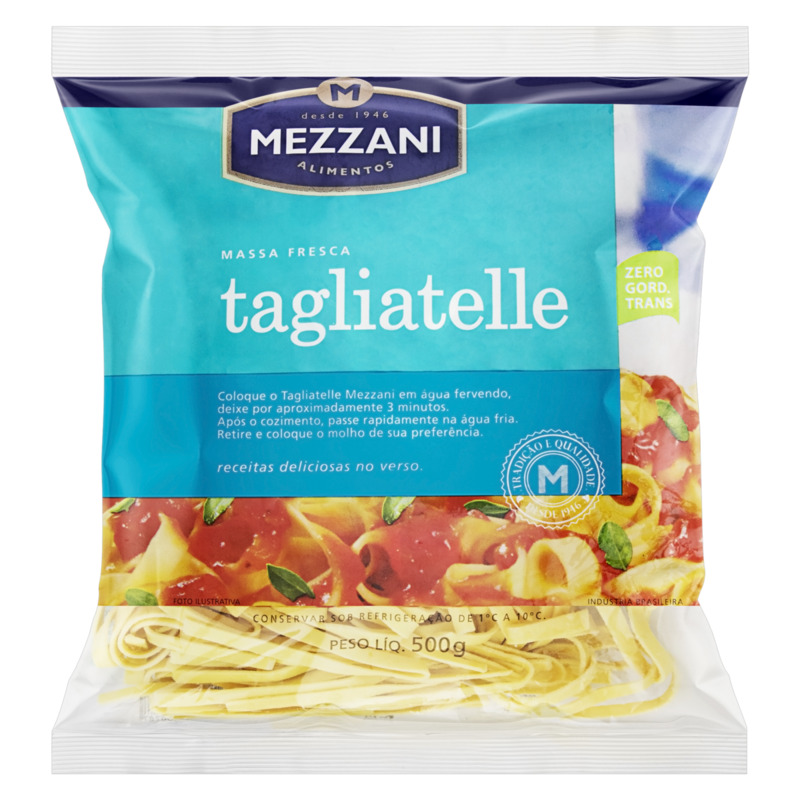 Tagliatelle Mezzani 500g é aqui na Barcelos