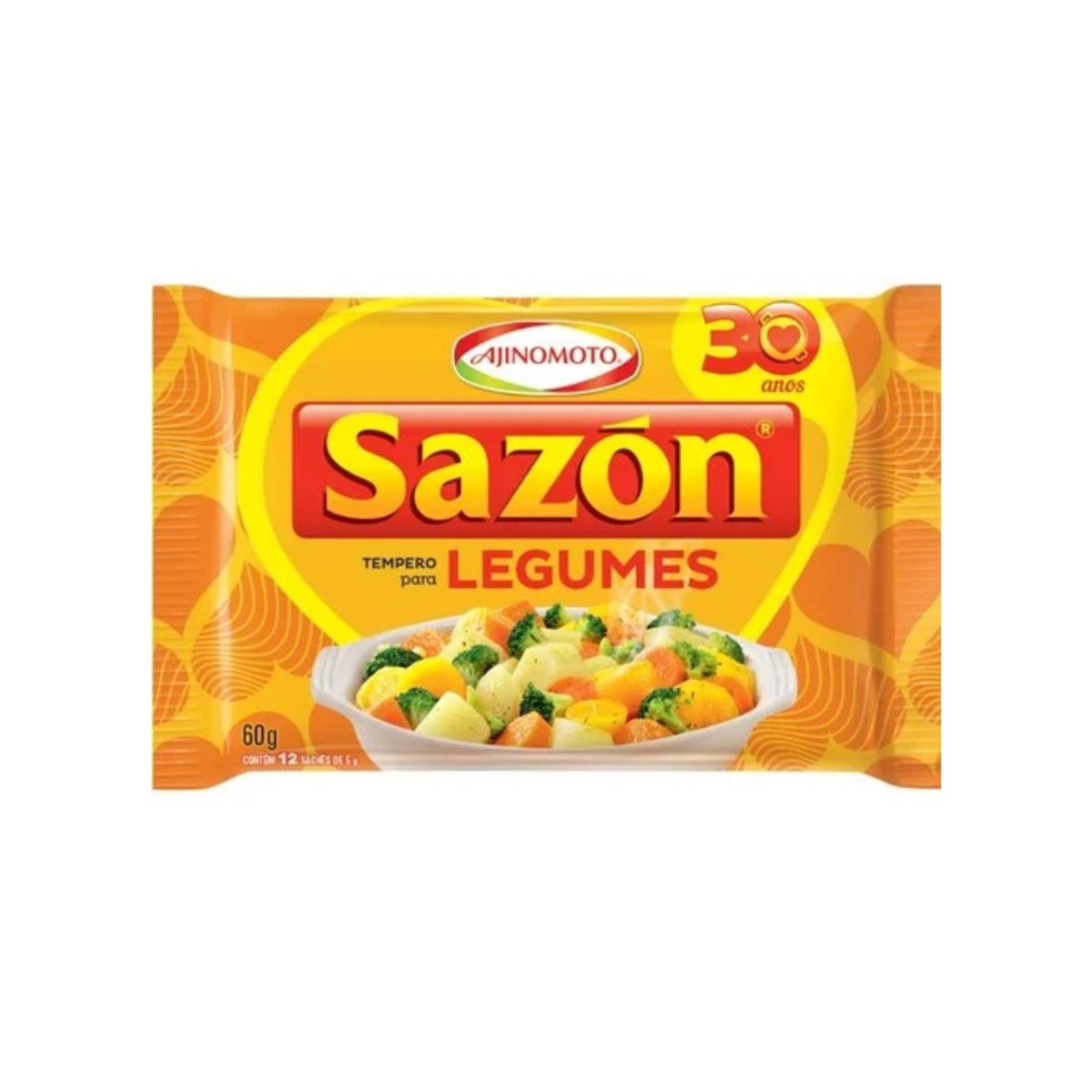 Tempero Sazon 60g Legumes é aqui na Barcelos