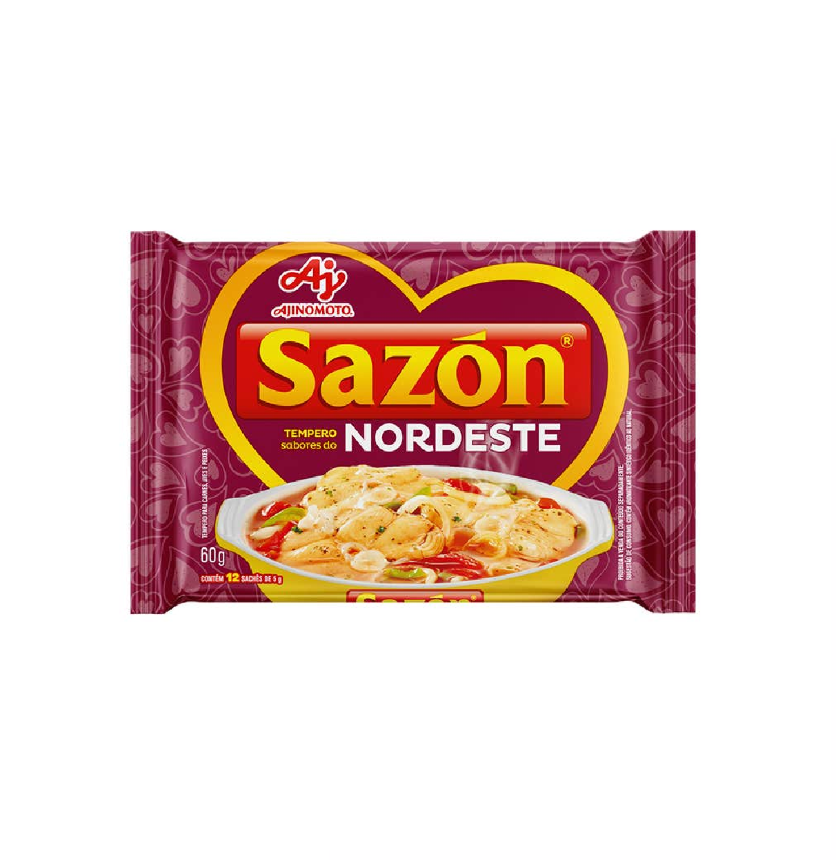 Tempero Sazon 60g Sabor Nordeste é aqui na Barcelos