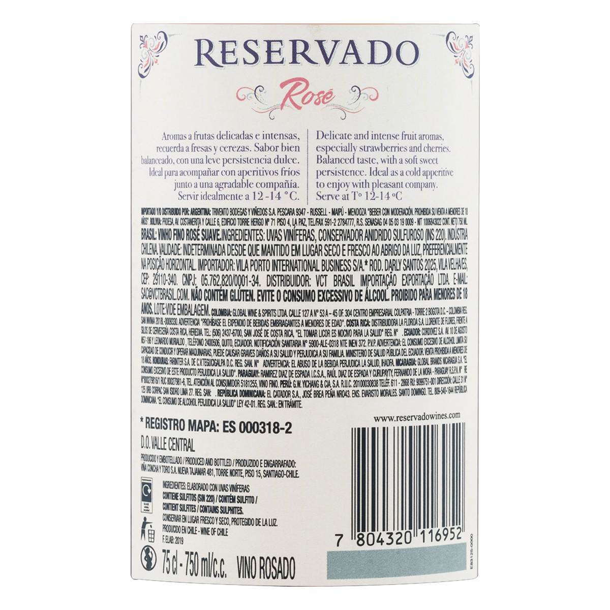 Vinho Chi Concha Y Toro Res.750ml Spritzer Rose é aqui na Barcelos