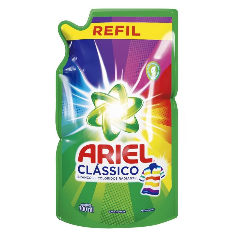 Lava Roupa Ariel 700ml Classico é aqui na Barcelos