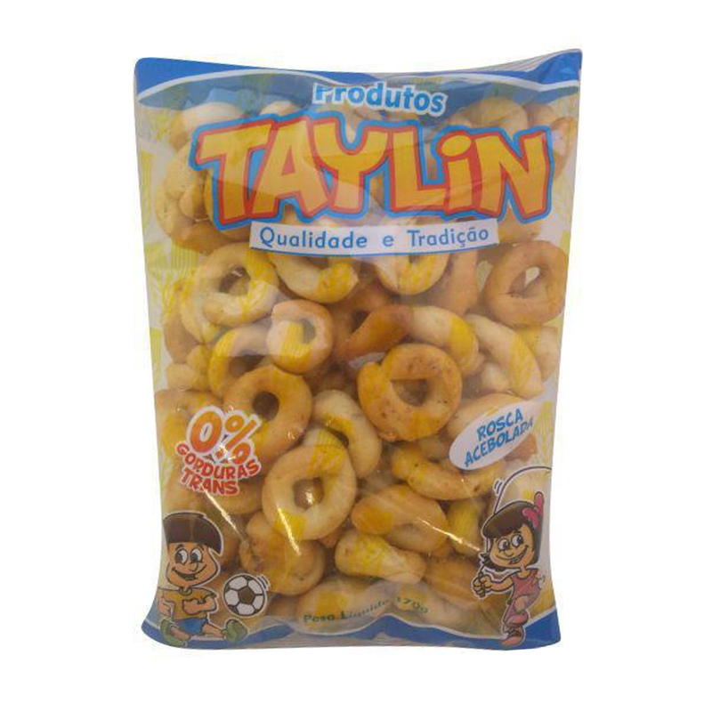 Torradinha Taylin 170g Acebolada é aqui na Barcelos