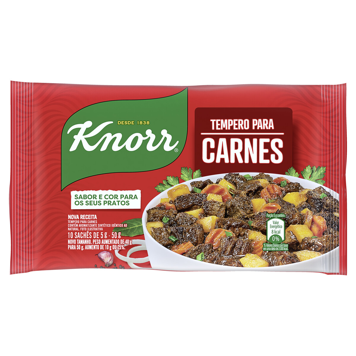 Tempero em Po Knorr 50g P/carnes é aqui na Barcelos