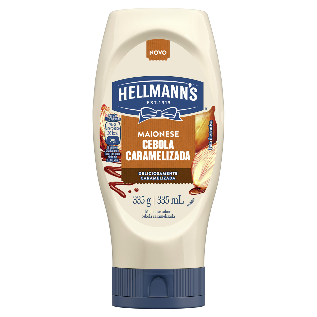 Maionese Hellmanns 335g Cebola Caramel. é aqui na Barcelos