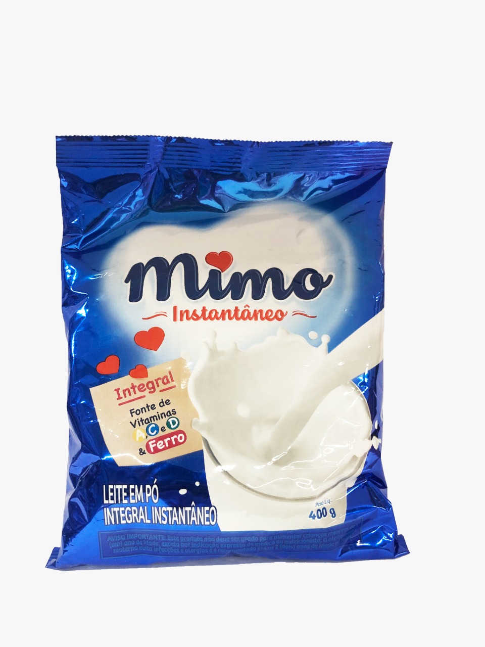 Leite em Po Inst.mimo 400g Integ.c/vitam. é aqui na Barcelos