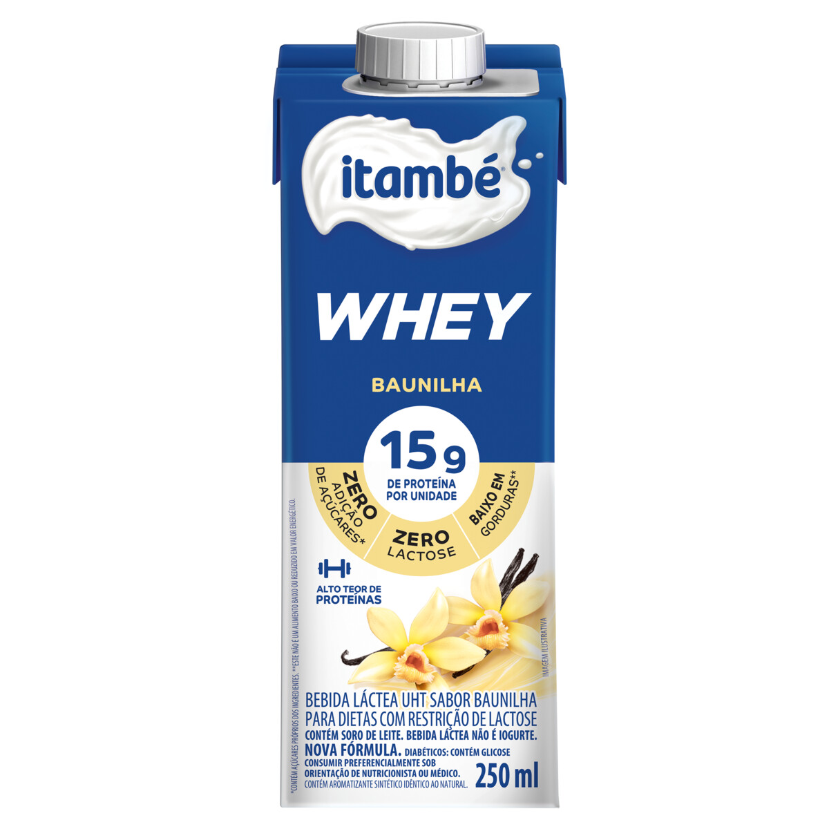 Bebida Lactwhey Itambe 250ml Baunilha é Aqui Na Barcelos