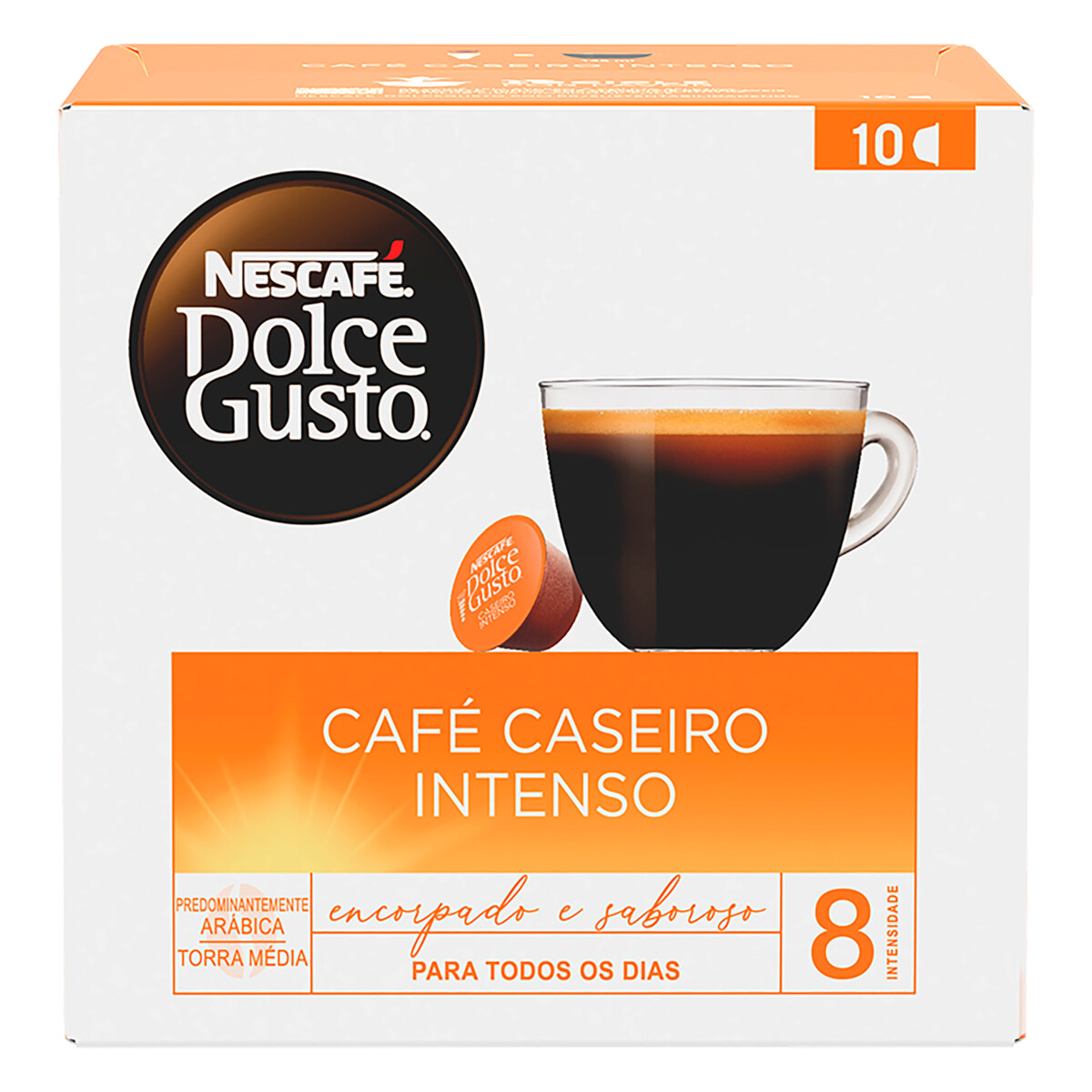 Caps.nescafe Dolce Gusto 90g Caseiro Intenso é aqui na Barcelos