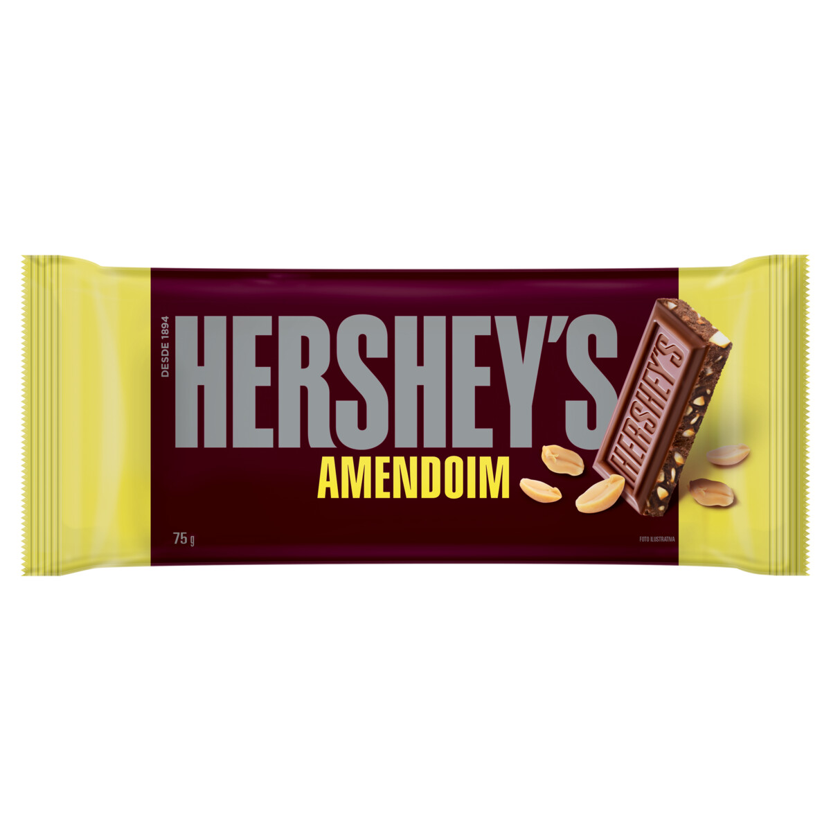 Chocolate Hersheys 75g Amendoim é aqui na Barcelos