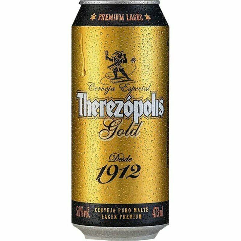 Cerveja Therezopolis 473ml Gold é aqui na Barcelos