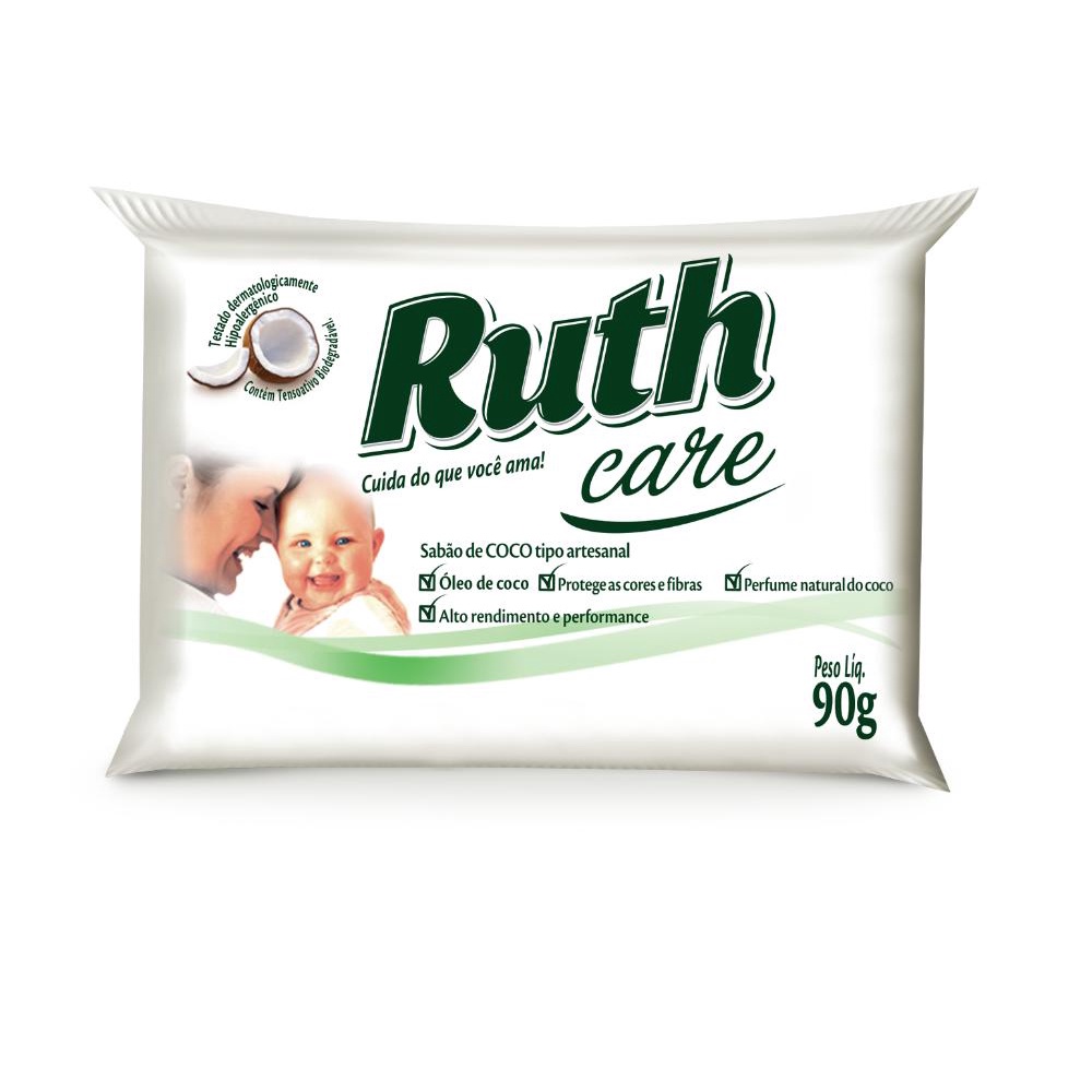 Sabao Pedra Ruth Care 90g Coco Flow Pack é aqui na Barcelos