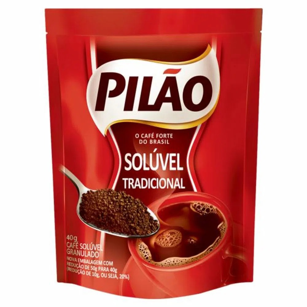 Cafe Soluvel Pilao 40g Pouch é aqui na Barcelos