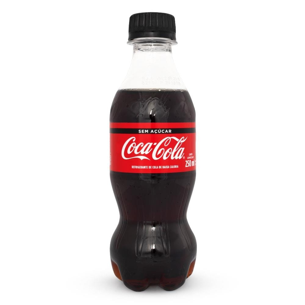 Refrigerante Coca Cola 250ml Pet Zero é aqui na Barcelos