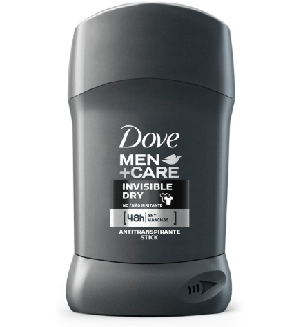 Desod.stick Men Care Dove 45g Invisible Dry é aqui na Barcelos