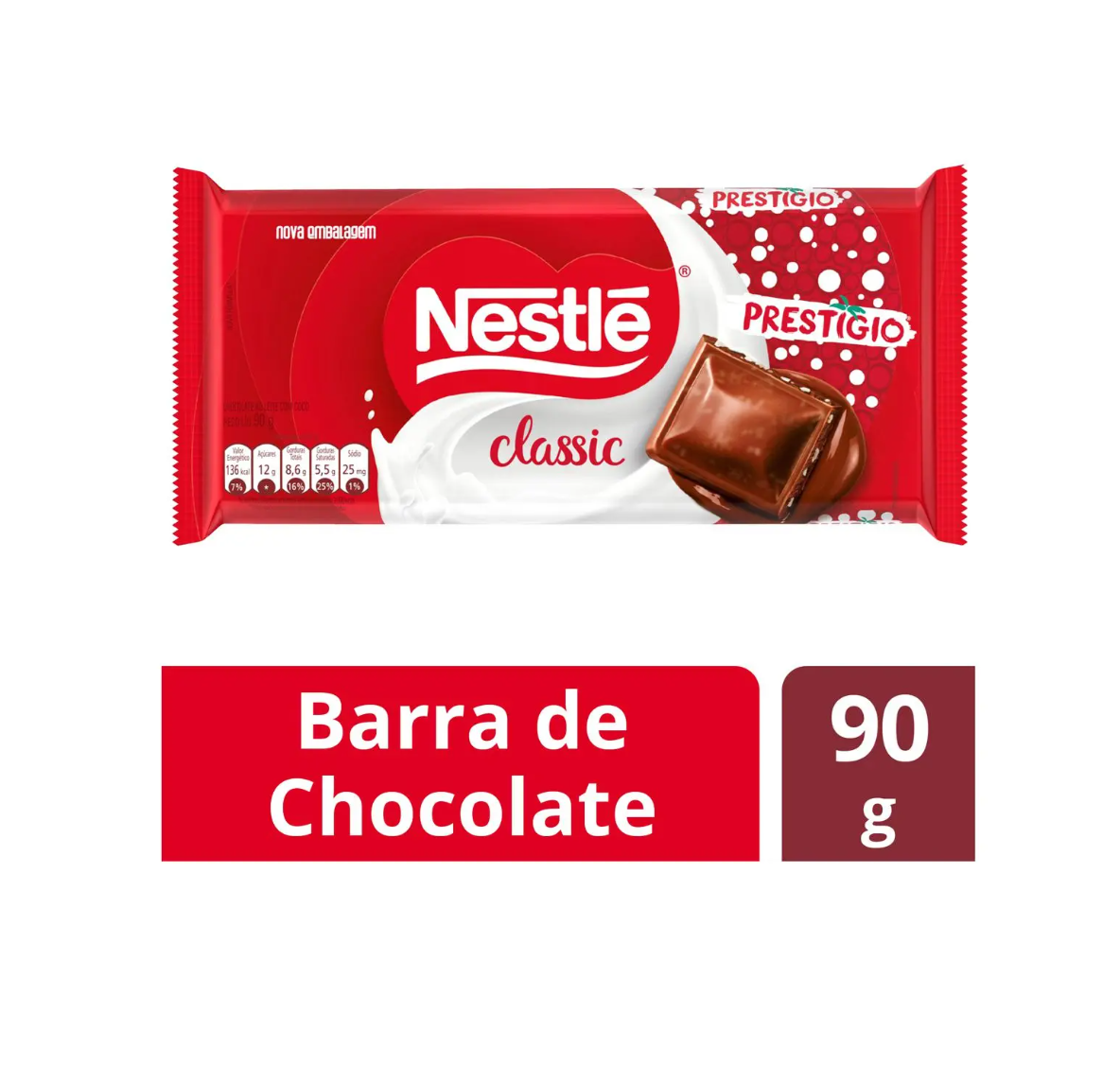 Chocolate Nestle 90g Prestigio Reche é aqui na Barcelos